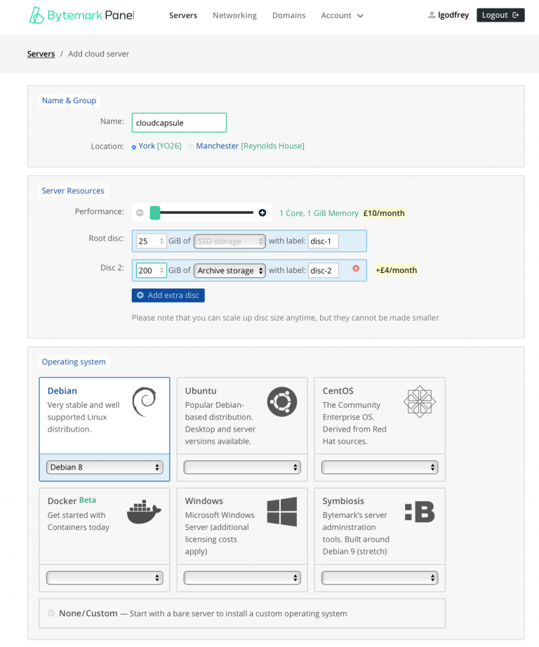 Configuring Time Machine to Backup to Your Bytemark Cloud Server - Documentation | Bytemark